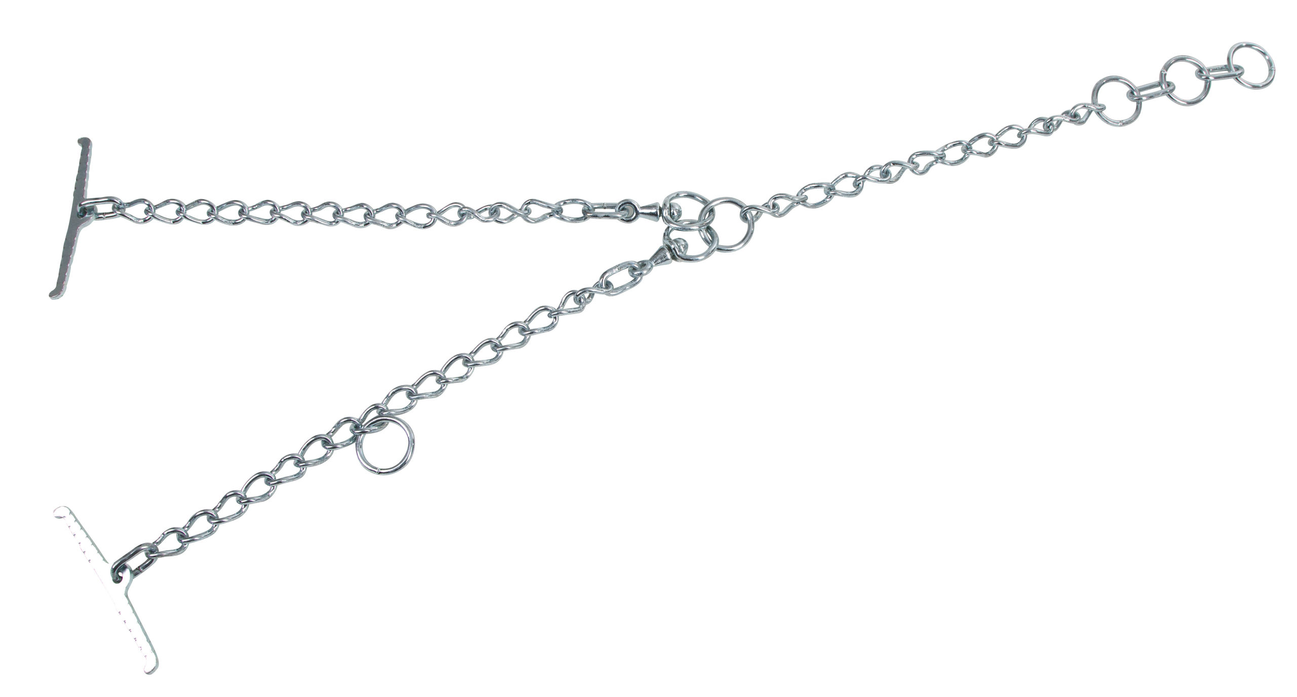 Chaîne tyrolienne pour vache zinguée, double 4mm Entrave - AGZ000546411