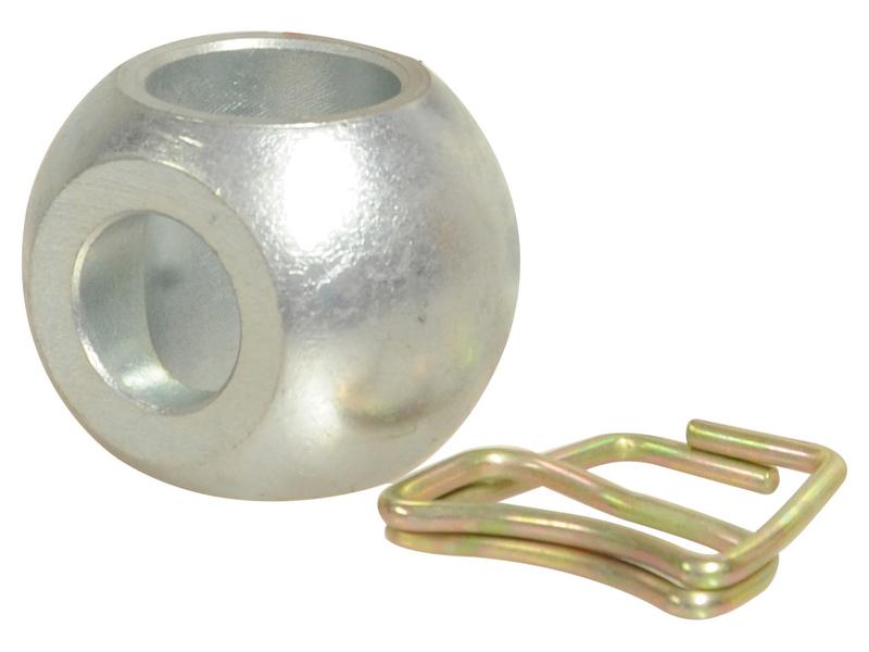 Double rotule d'attelage et clip de retenue (Cat. 1/2) - adaptable sur ...