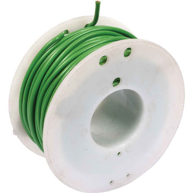 Fil monoconducteur vert 3mm² rouleau de 25m Câbles & cosses - AGZ000677618