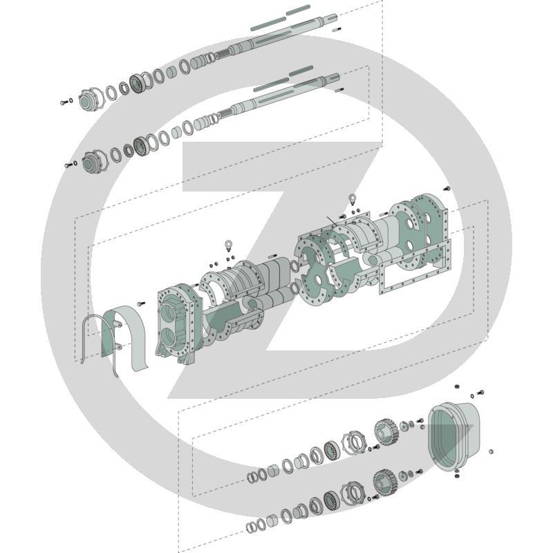 Joint torique - pour boitier de flasque Compresseur lisier - AGZ000830447