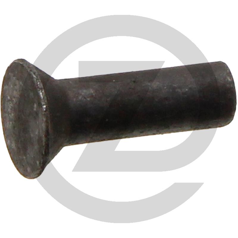 Rivet à tête plate - 6 x 35 DIN 661 - emballage avec env. 60 pièces ...