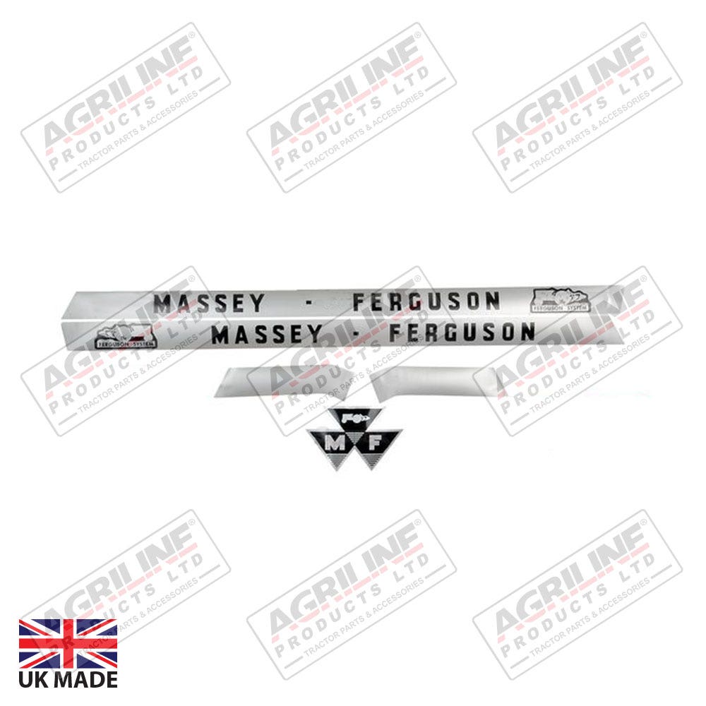 Kit de decalcomanies - Massey Ferguson 135 145 148 Decalques & emblèmes ...