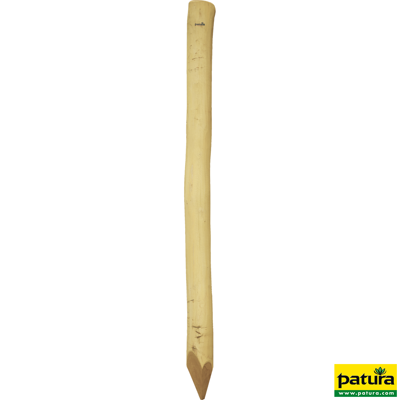 Piquet en robinier, rond - 3,20 m, d=16-18 cm, appointé, chanfreiné ...