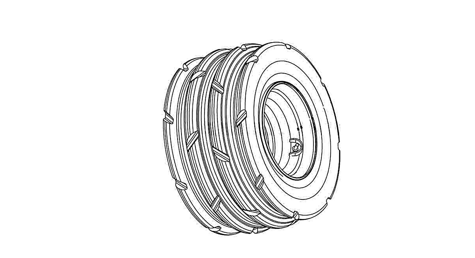 Roue tasseuse complète 400/50-15.5 Amazone LE247-15