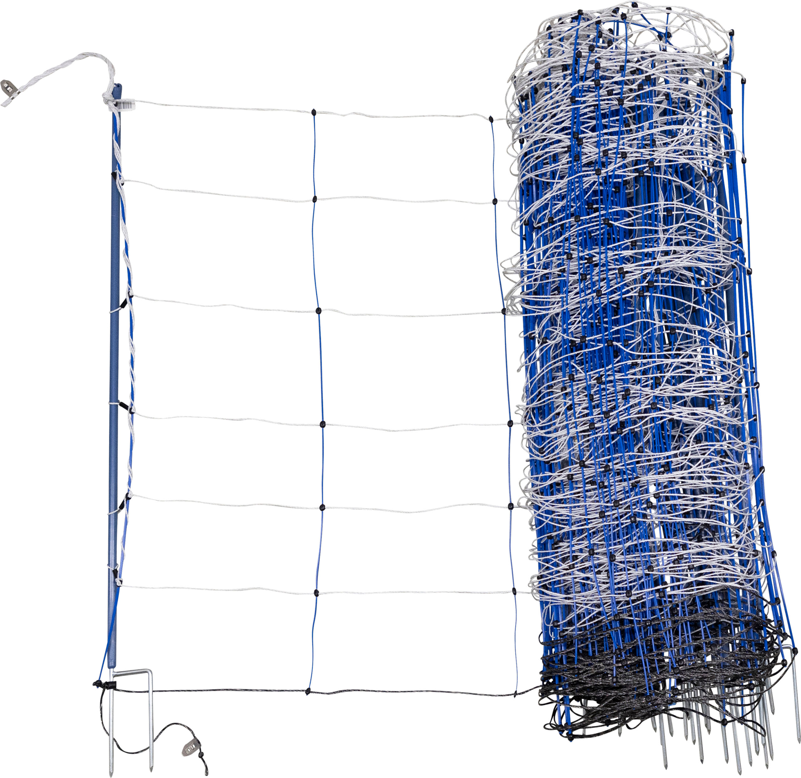 TitanNet PremiumPlus 50m bleu/blanc, 90cm, double pte Filets ovin ...